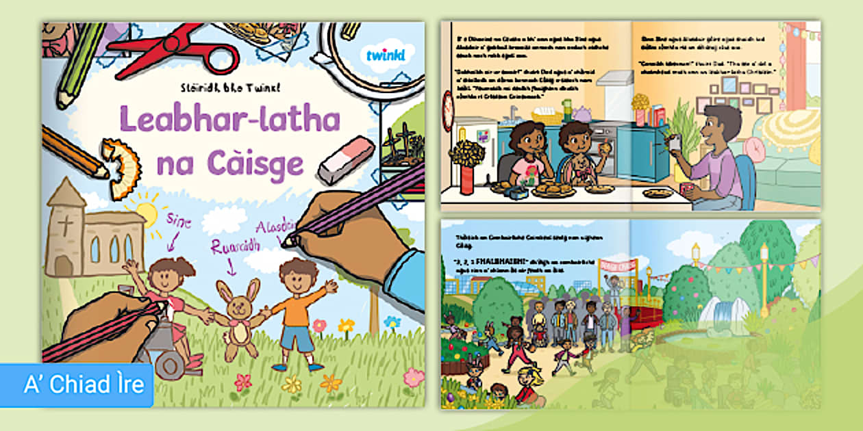 Leabhar-d Leabhar-latha na Càisge - Gàidhlig - Twinkl