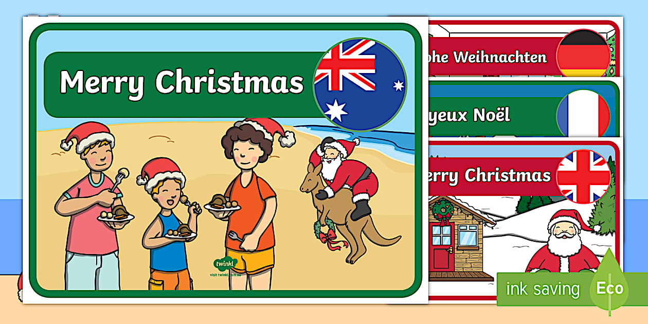 Christmas Greetings A4 Display Posters (teacher made)
