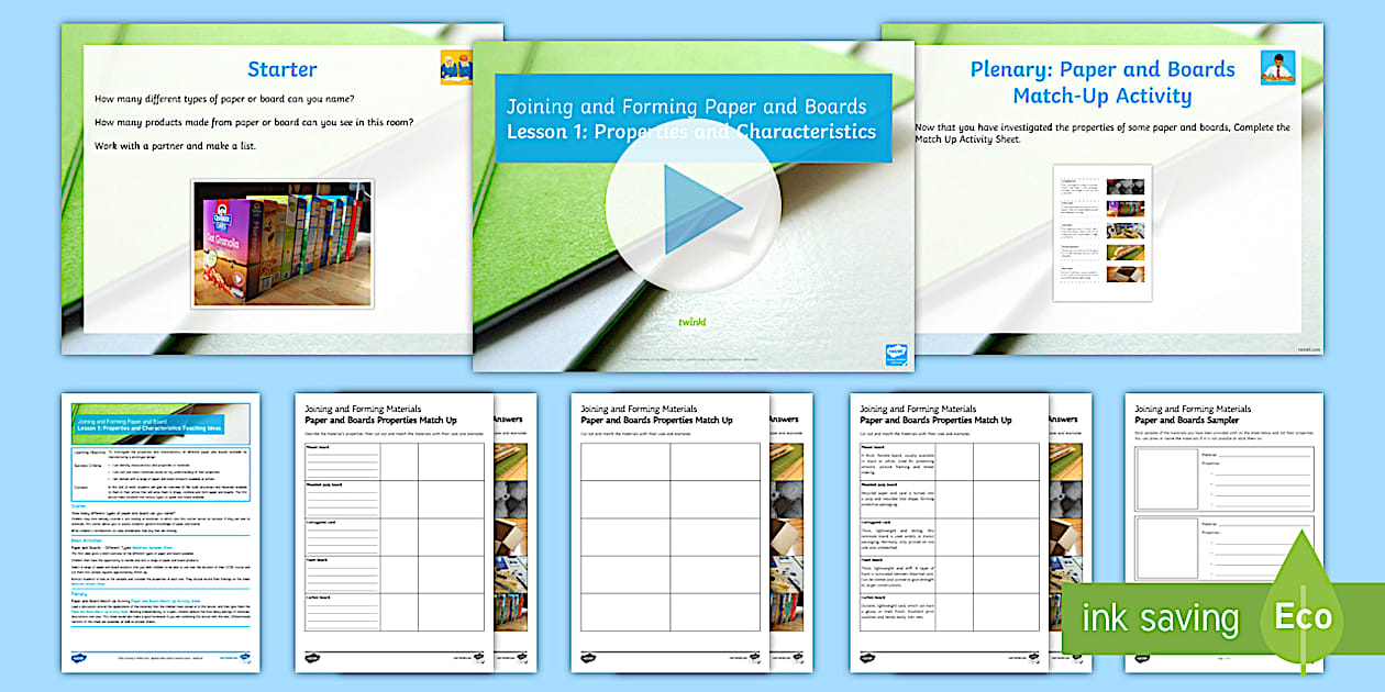 Manufacturing Processes and Techniques - Joining and Forming Paper and ...