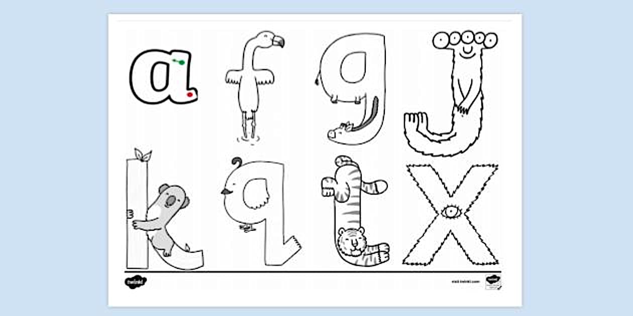 Printable Letter Colouring Page | Colouring Sheets - Twinkl
