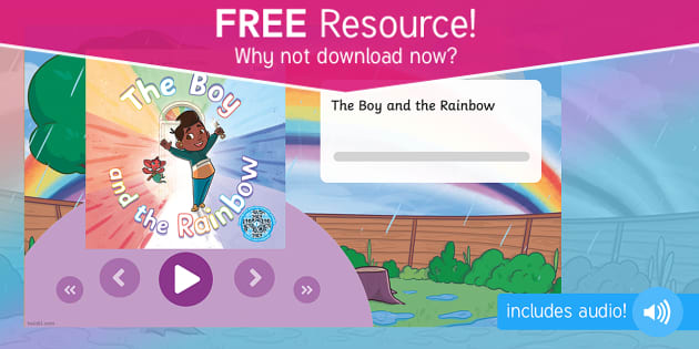 Rainbow Story for Kids | The Boy and the Rainbow Audio Story