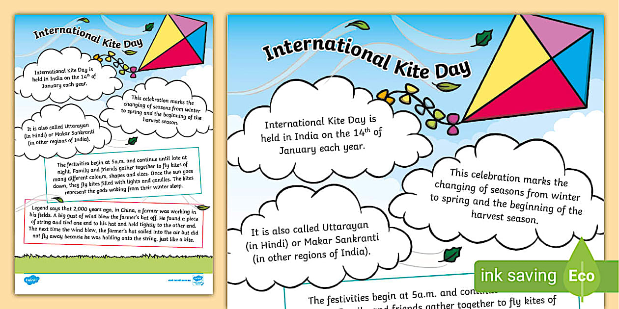 International Kite Day Fact File (Teacher-Made) - Twinkl
