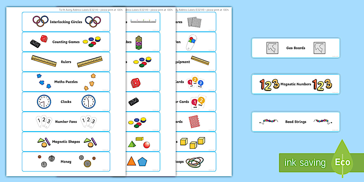 Maths Resource Stickers (teacher made) - Twinkl