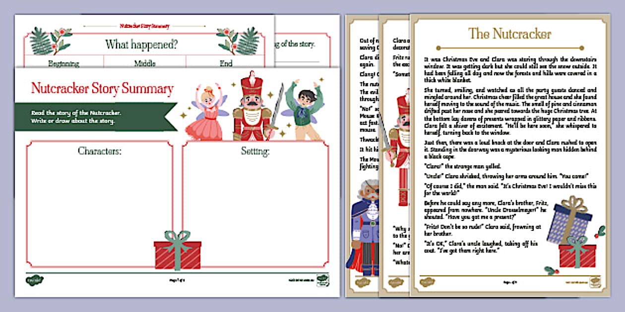 Nutcracker Christmas Writing Activity (teacher made)