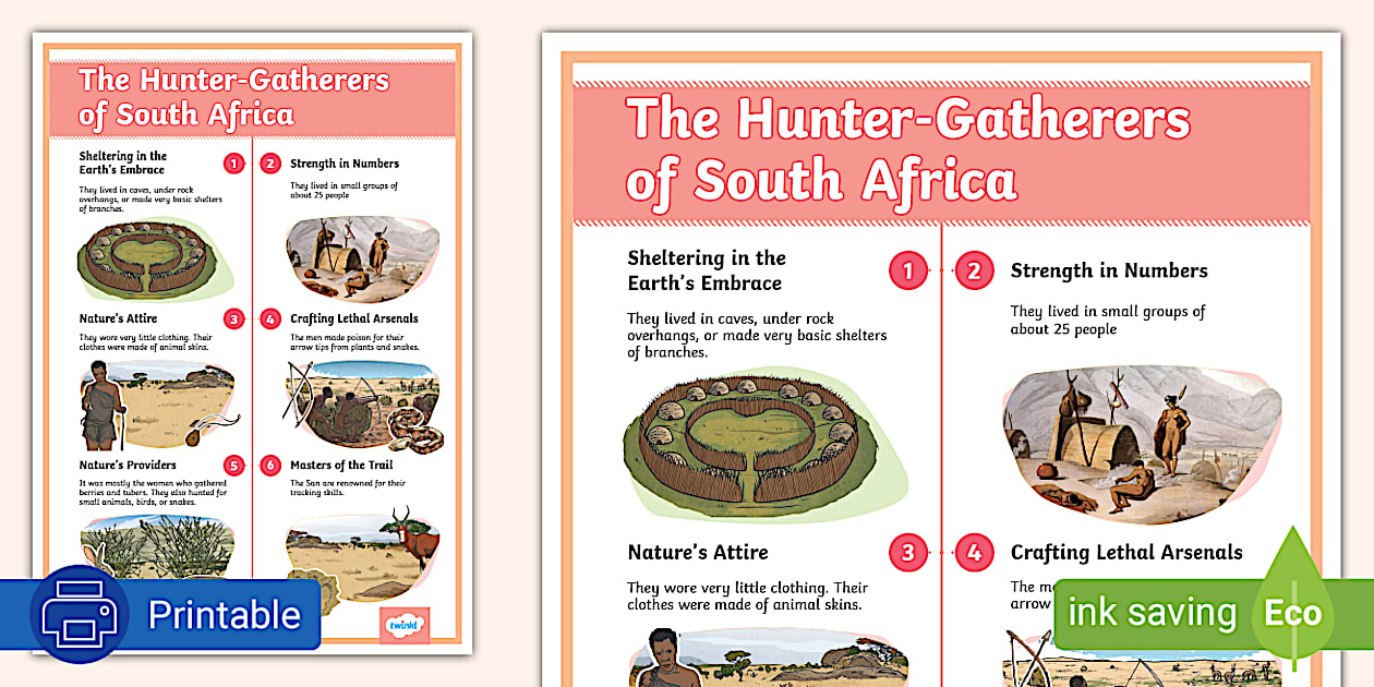 San Hunter-Gatherers Grade 5 - Twinkl South Africa - Twinkl