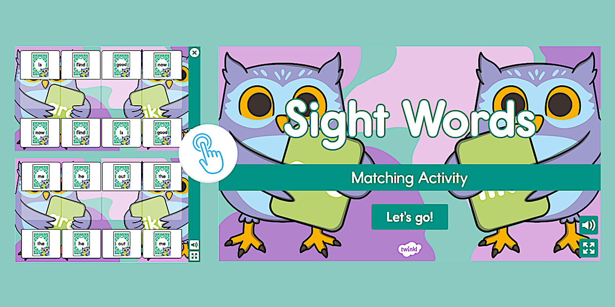 Sight Word Matching Game | Kindergarten Resource | Twinkl US