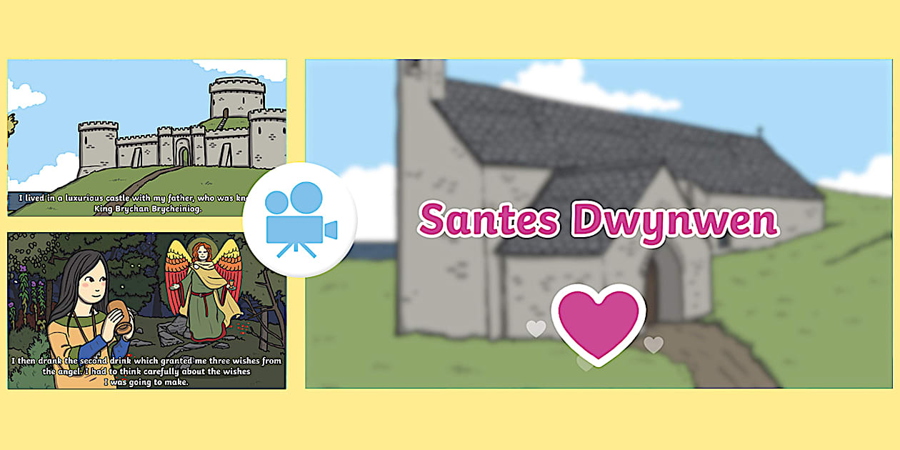 Saint Dwynwen Animated Video (teacher made) - Twinkl