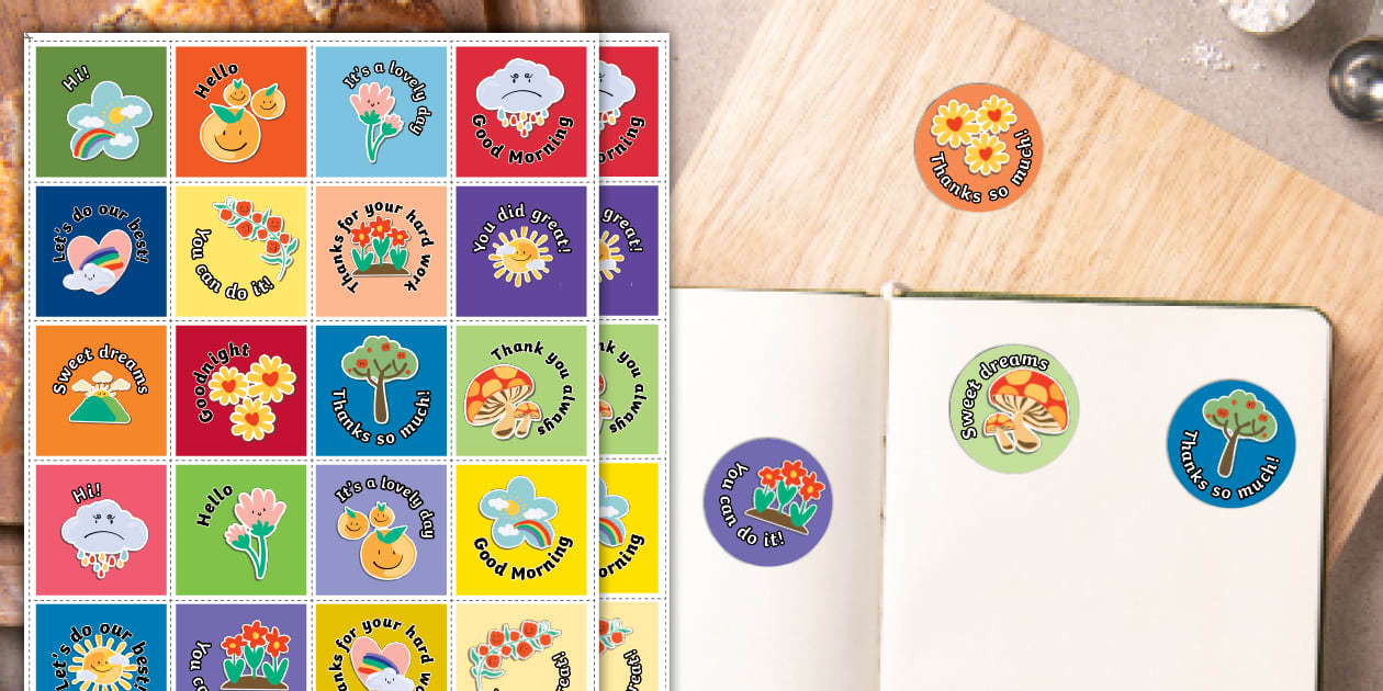 Twinkl Japan Cute Stickers- English