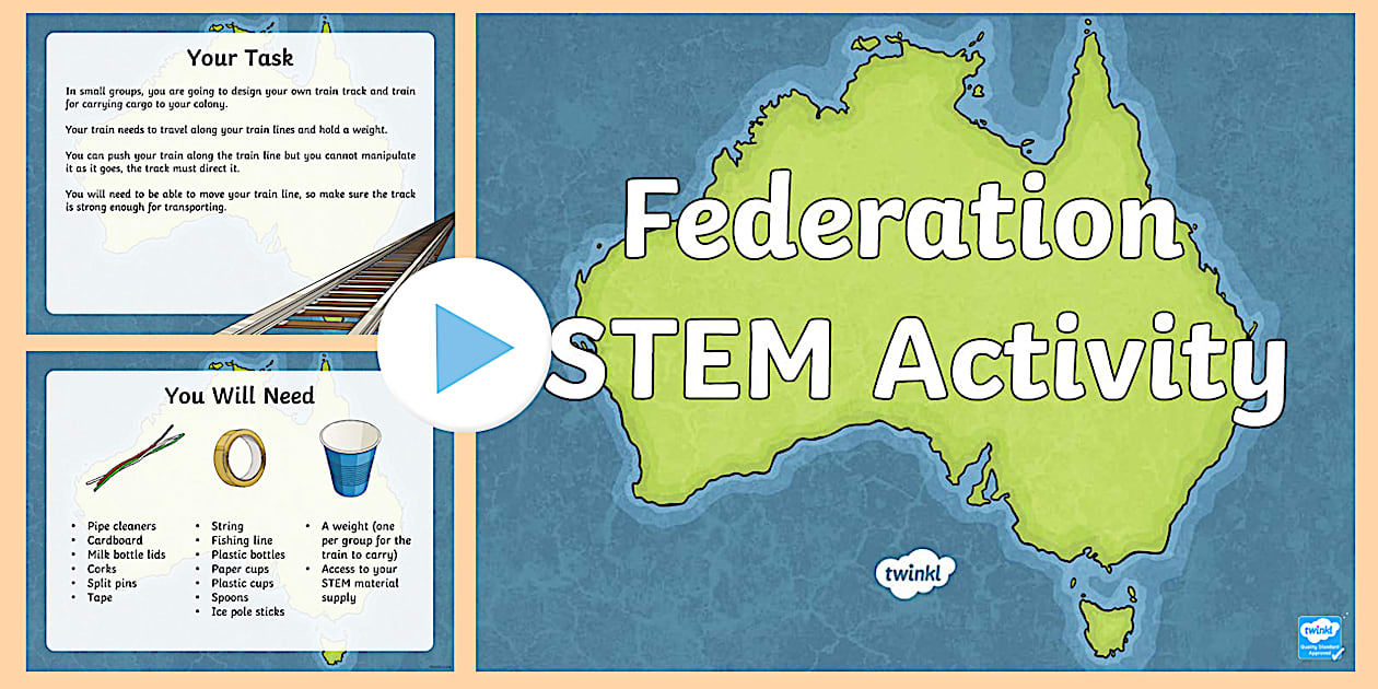 Australia Federation STEM PowerPoint (Teacher-Made) - Twinkl