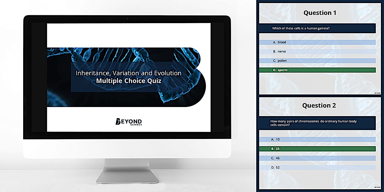 GCSE Inheritance, Variation and Evolution Quiz | Beyond