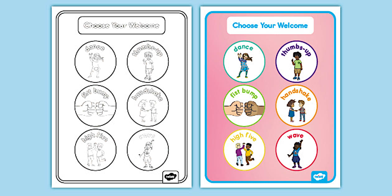 Choose Your Welcome Classroom Door Poster (teacher made)