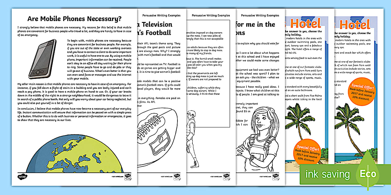 Model Persuasive Texts for Children | Writing Types | Twinkl