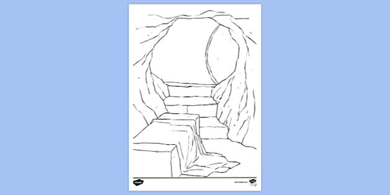 Tomb Colouring Sheet | Colouring Sheets (teacher made)