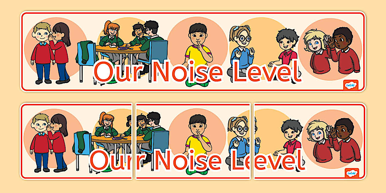 Our Noise Level Display Banner (teacher made) - Twinkl