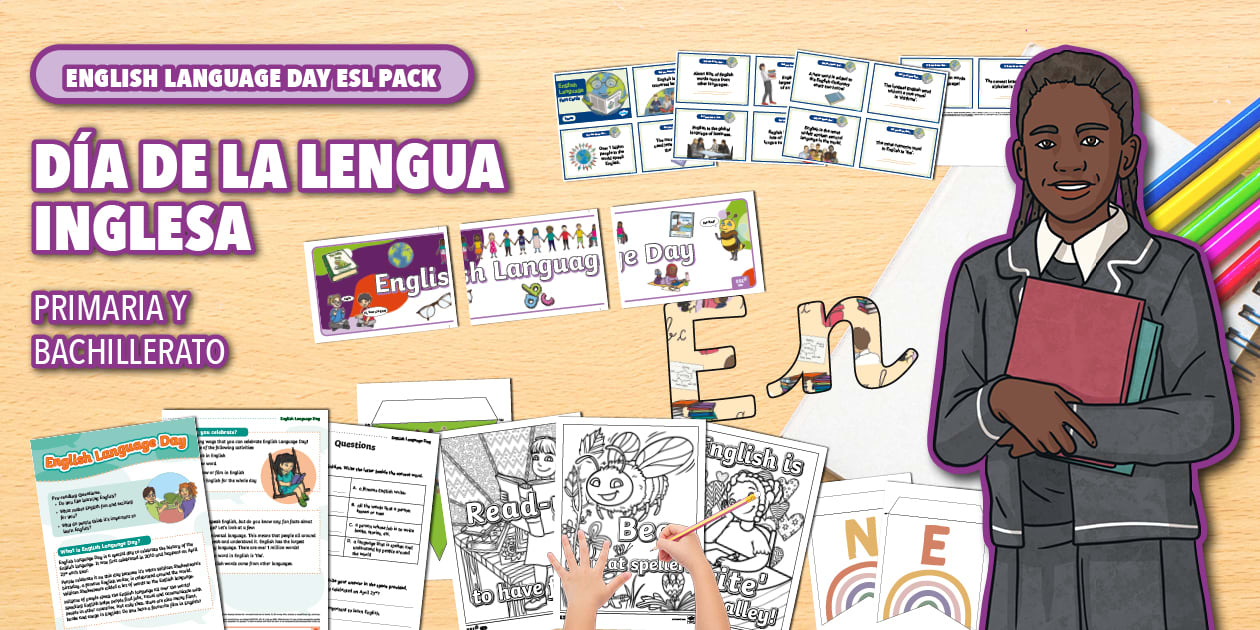 Paquete ESL Día de la Lengua Inglesa