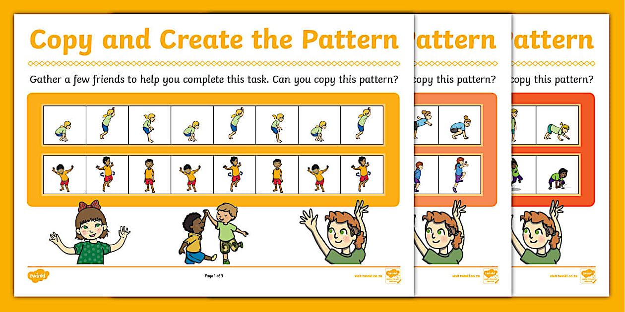 Grade R Movement Patterns (l'enseignant a fait) - Twinkl