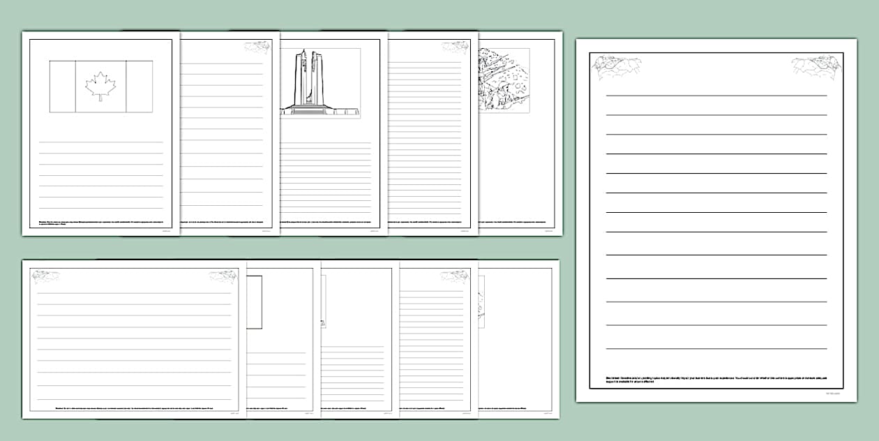 The Battle of Vimy Ridge Writing Frames