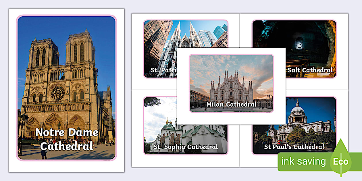 Cathedrals Around the World Photo Pack (teacher made)