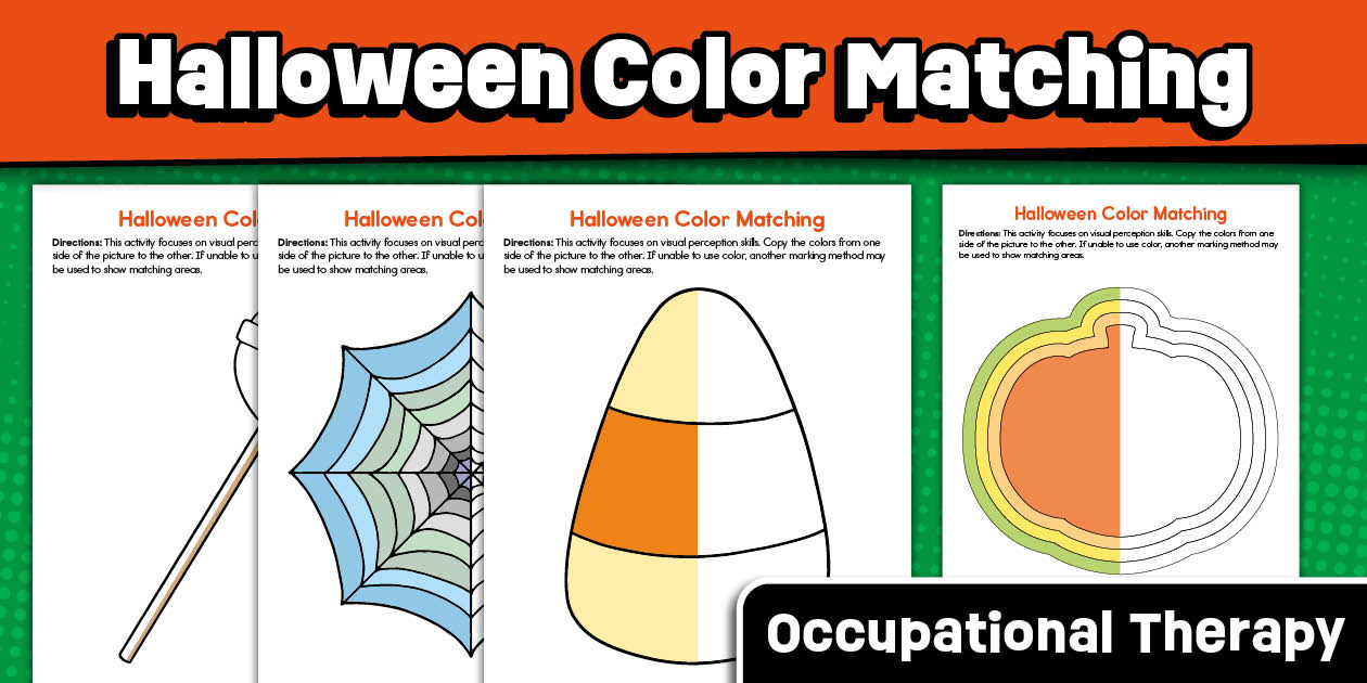 Halloween Occupational Therapy Activities: Visual-Motor and Visual ...