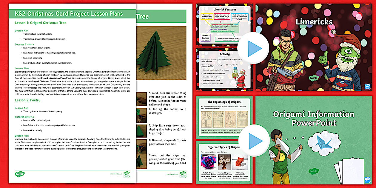 Christmas Card Kit | Christmas Poems for Cards - Twinkl