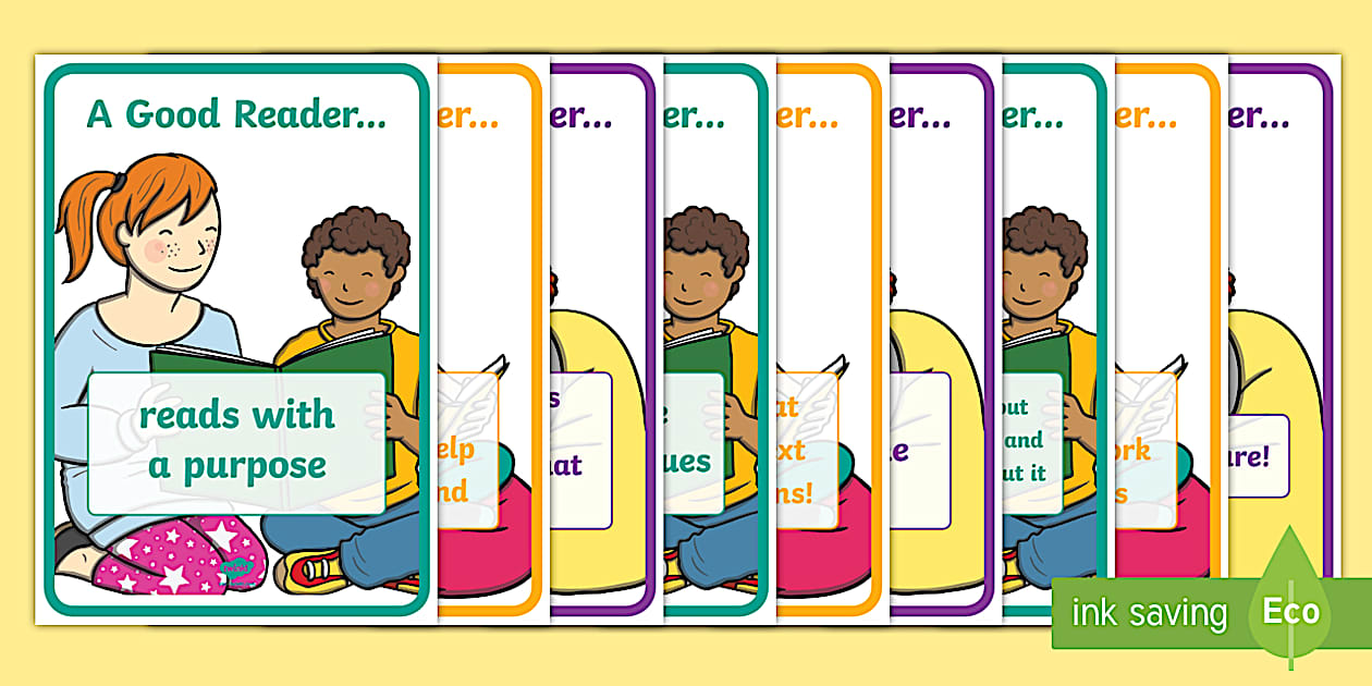 A Good Reader Posters | Literacy | English Resources