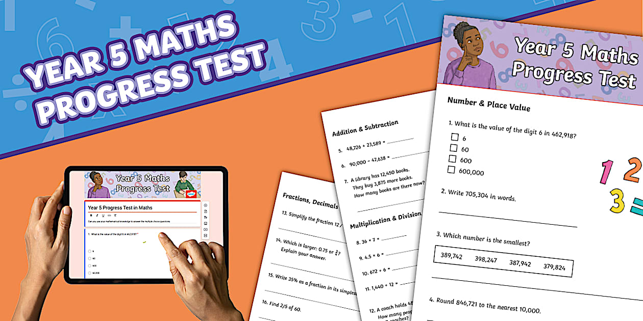 Year 5 Progress Test in Maths