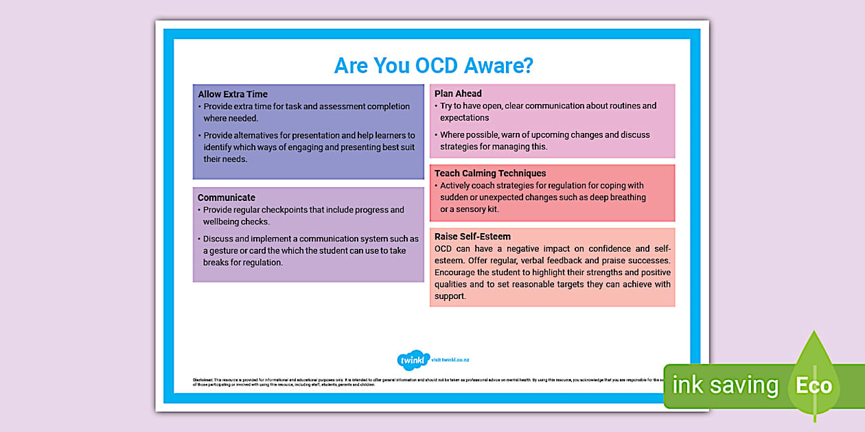 Are You OCD Aware? Poster (Teacher-Made) - Twinkl