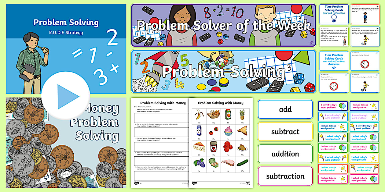 3rd/4th Class Problem Solving Resource Pack - Twinkl