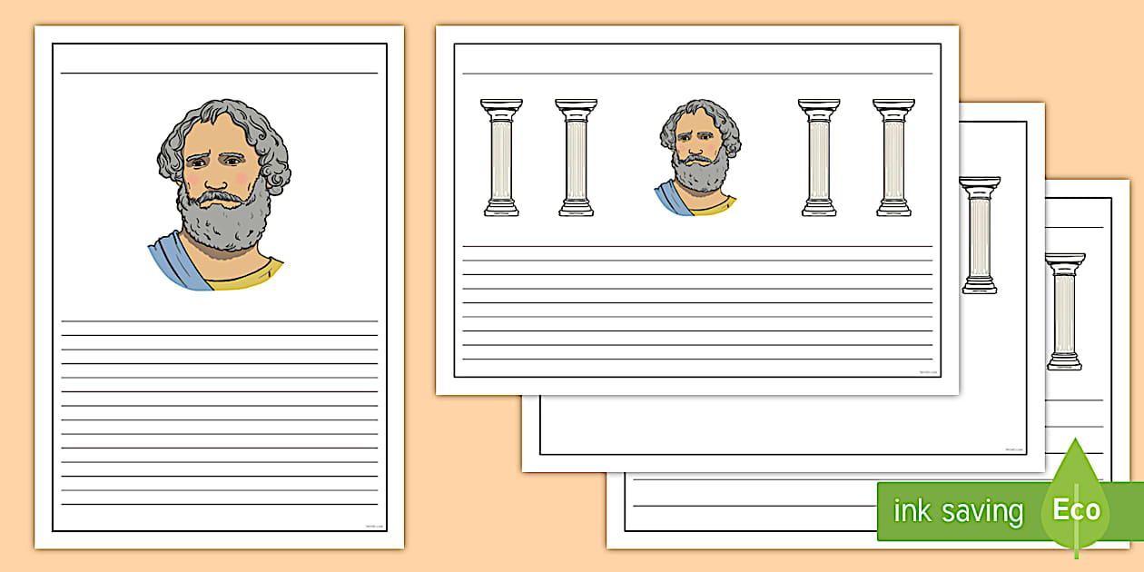 Archimedes Writing Frame (teacher made) - Twinkl
