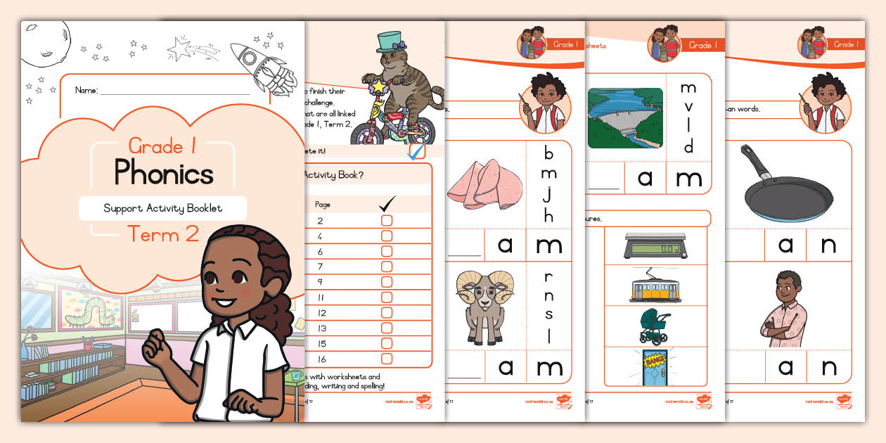 Grade 1 Term 2 Phonics Support Activity Booklet (CAPS Aligned)