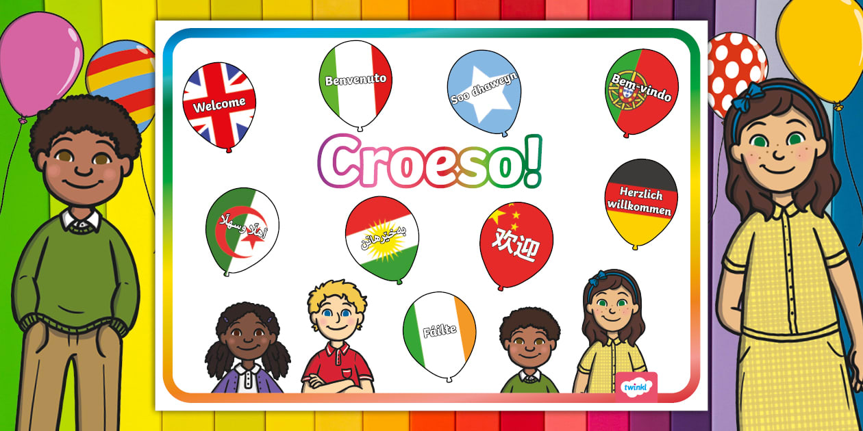 * NEW * Poster Croeso