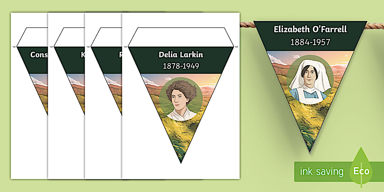 Women in Irish History Display Bunting (teacher made)