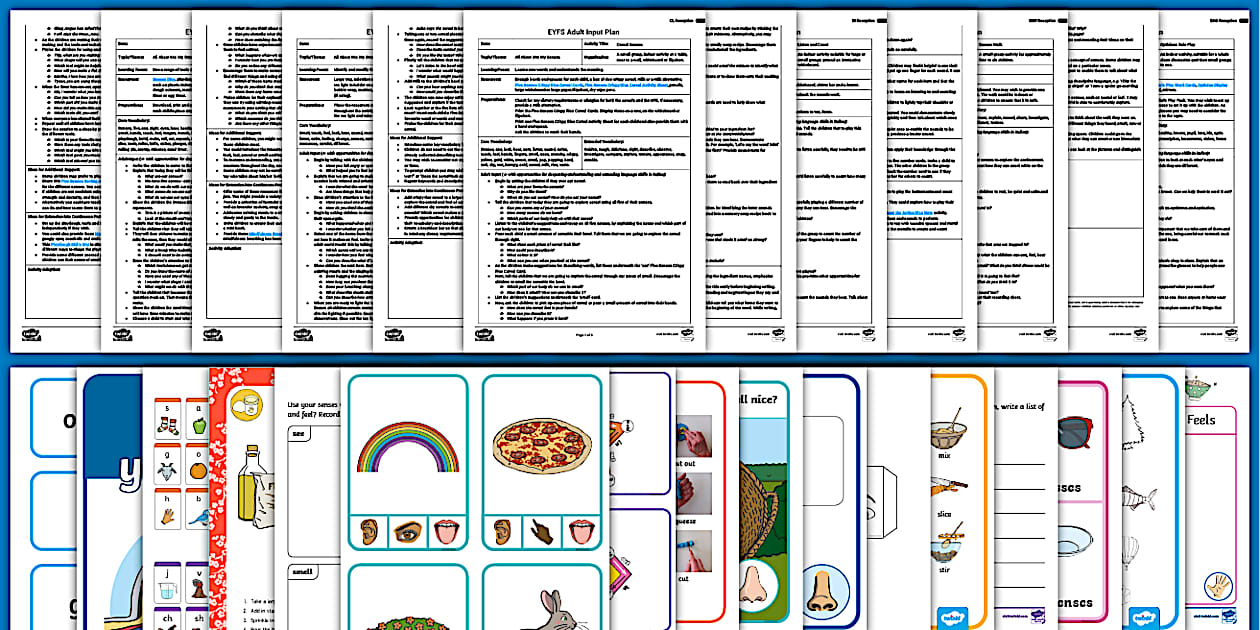 EYFS My Senses Planning and Resource Pack (Reception)