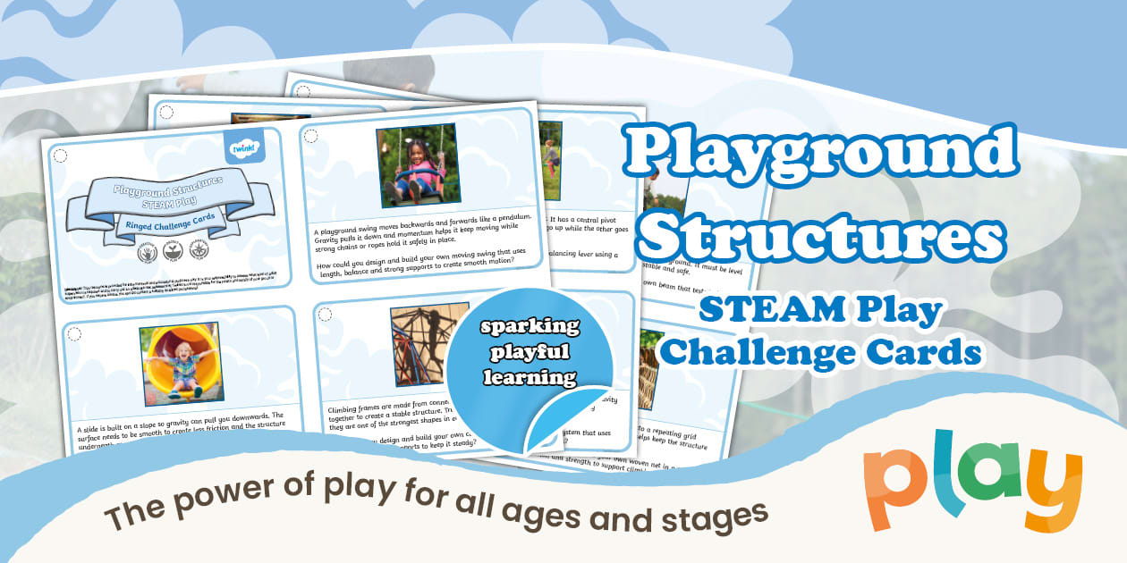 Playground Structures STEAM Play Ringed Challenge Cards