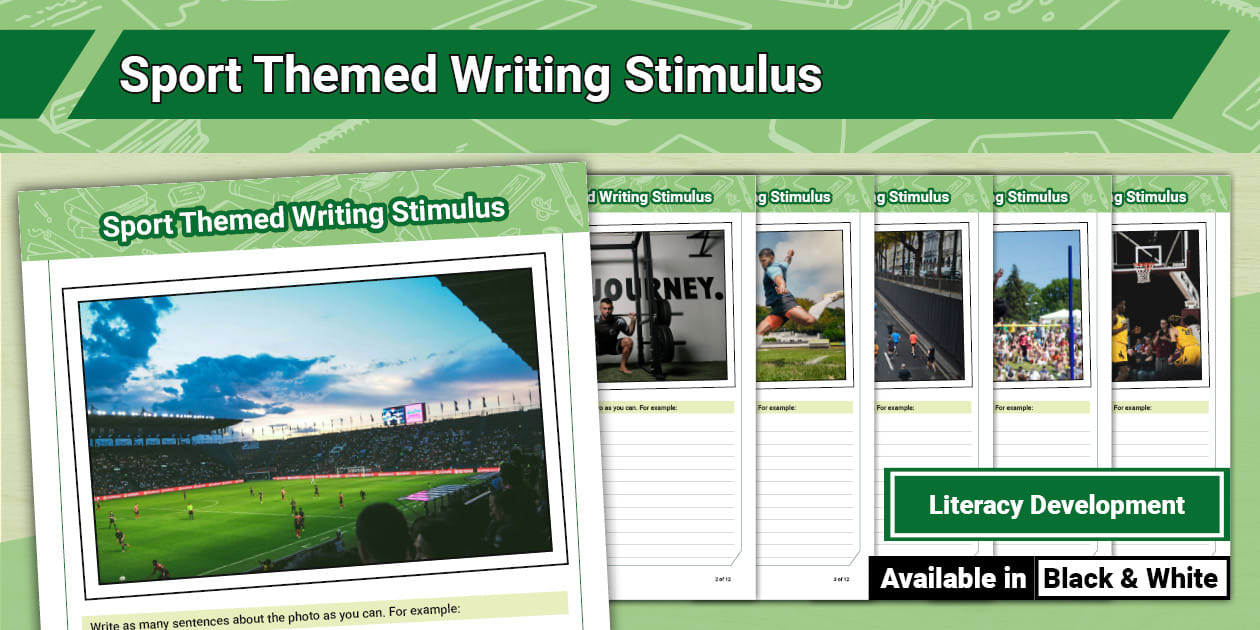 * NEW * Sport-Themed Writing Frames