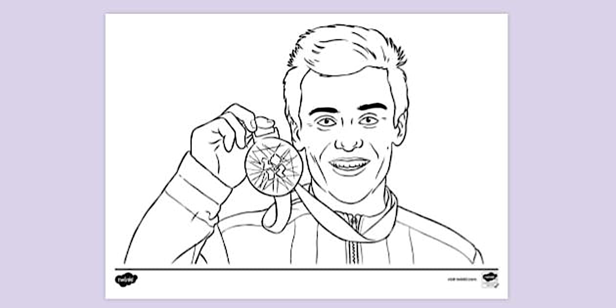 Tom Daley Colouring | Colouring Sheets (teacher made)