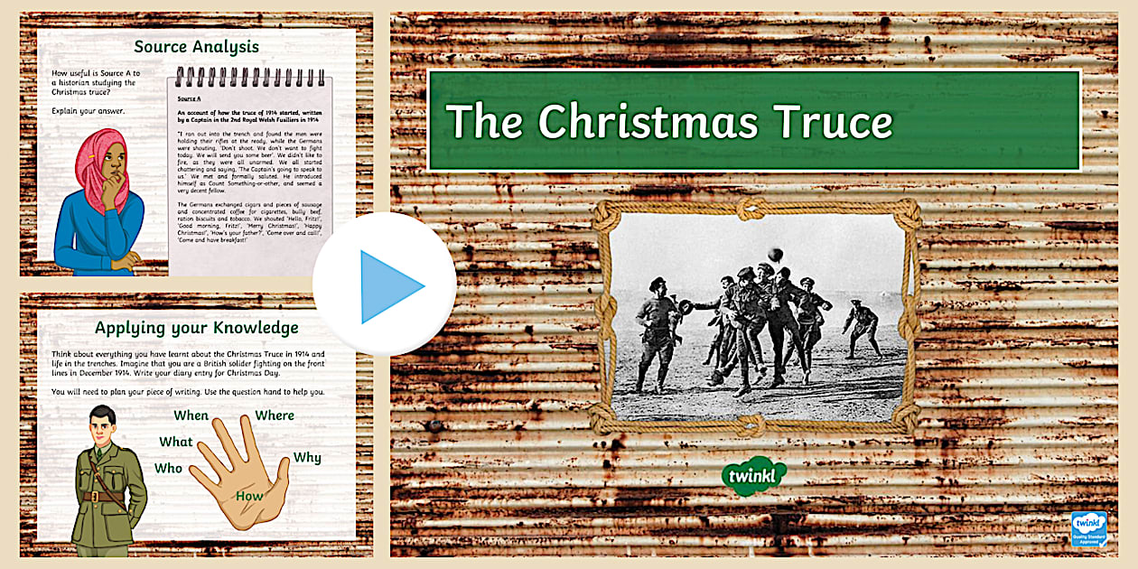 The Christmas Truce Lesson 2 PowerPoint (Teacher-Made)