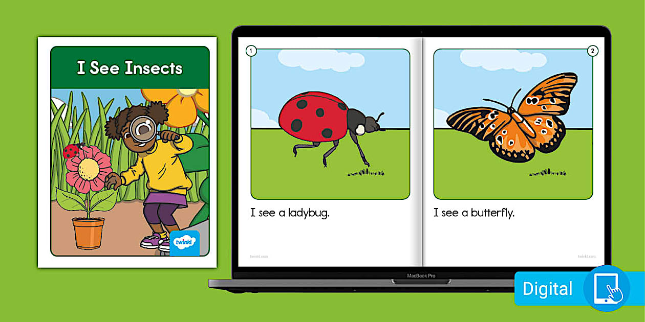 I See Insects Early Emergent Reader eBook (teacher made)