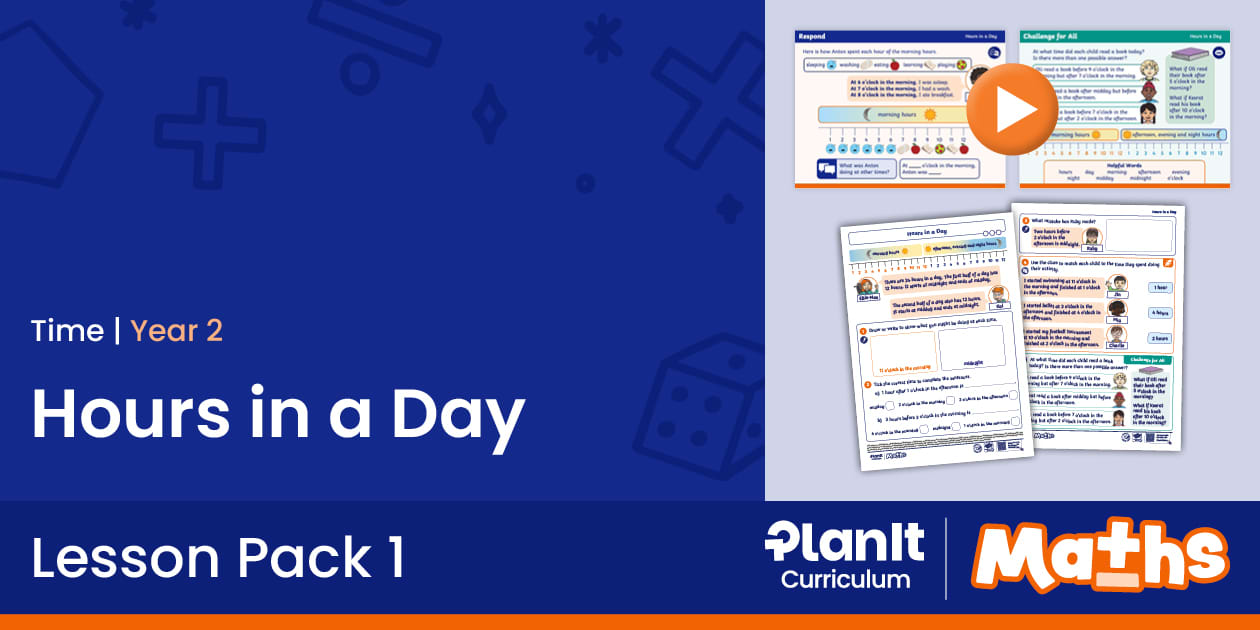 👉 Year 2 Maths: Time: Hours in a Day