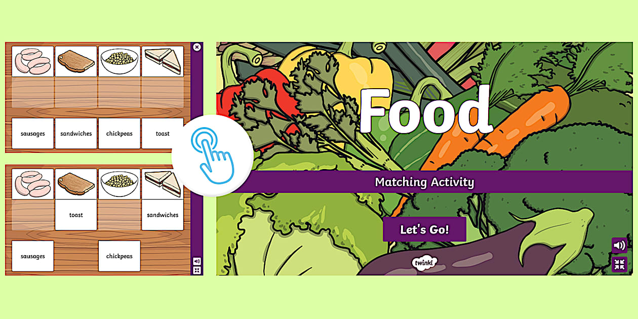 Interactive Food Matching Activity | Twinkl Go! - Twinkl