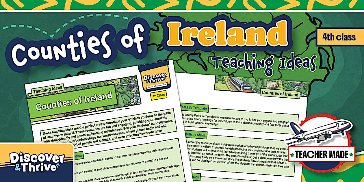 SEE Counties of Ireland Teaching Ideas (4th Class)