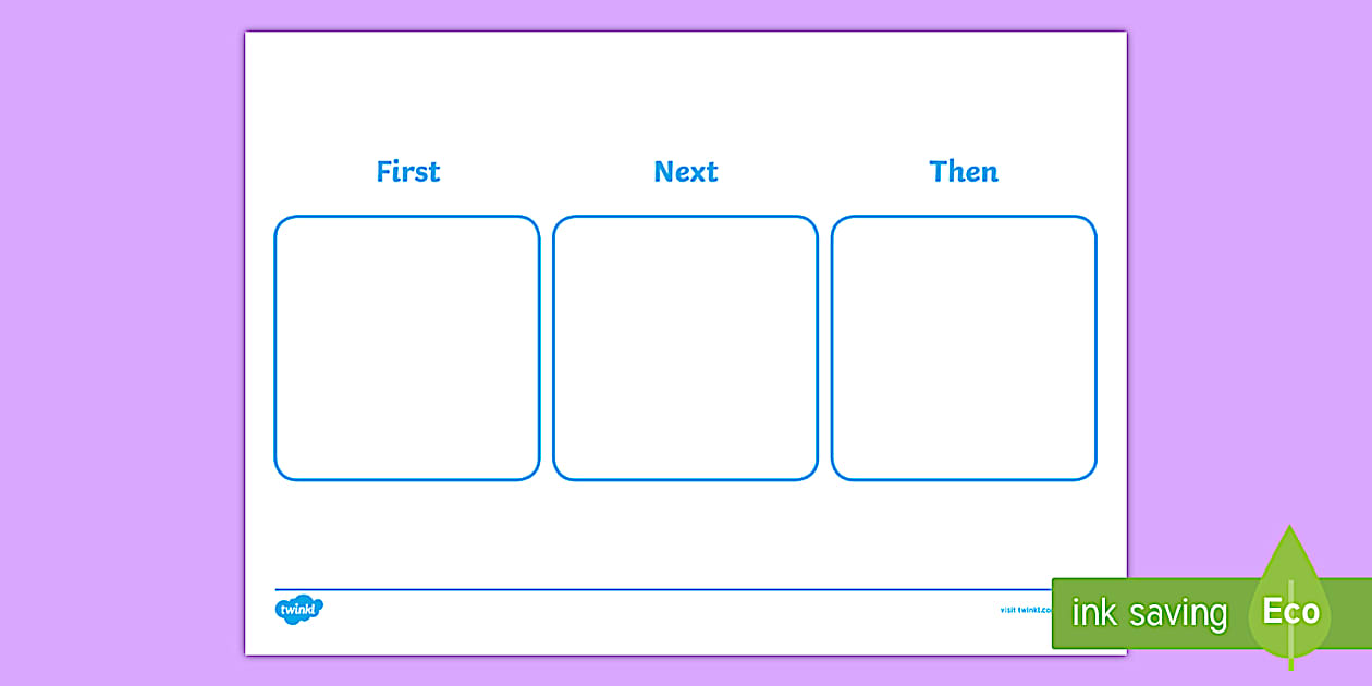 First Next Then Visual Aid (teacher made) - Twinkl