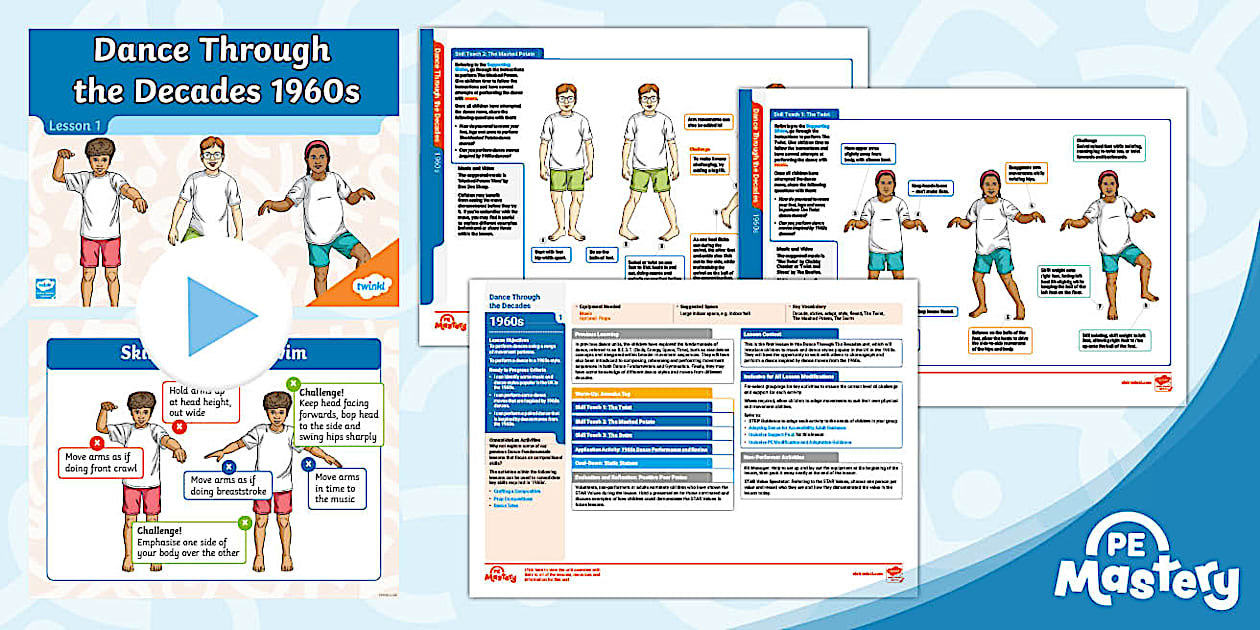 UKS2 1960s Dance Lesson Pack