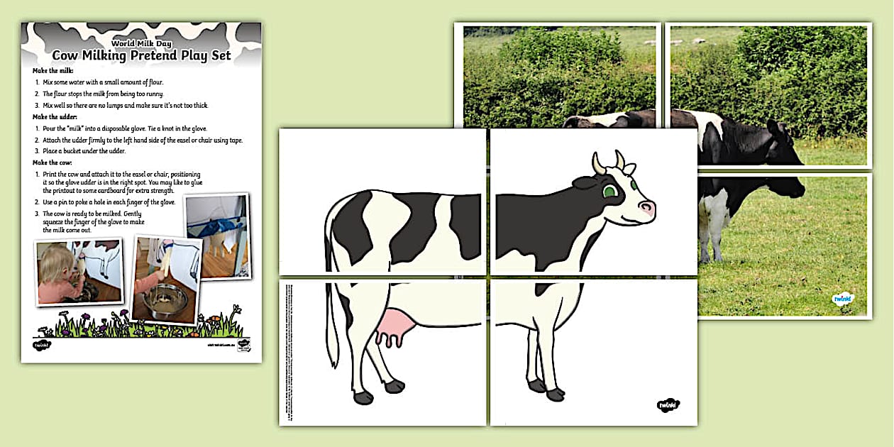 World Milk Day Dramatic Play Set (teacher made) - Twinkl