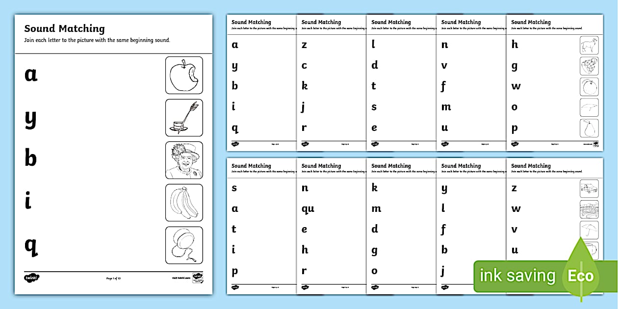 Editable beginning sounds worksheet (teacher made) - Twinkl
