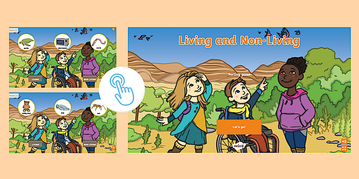 Living and Non-Living Sorting Game - Year 3 (Teacher-Made)