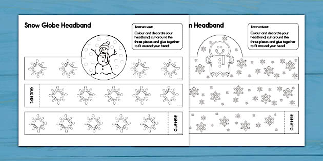 Creative Winter Headbands for Fun Winter Craft Activities