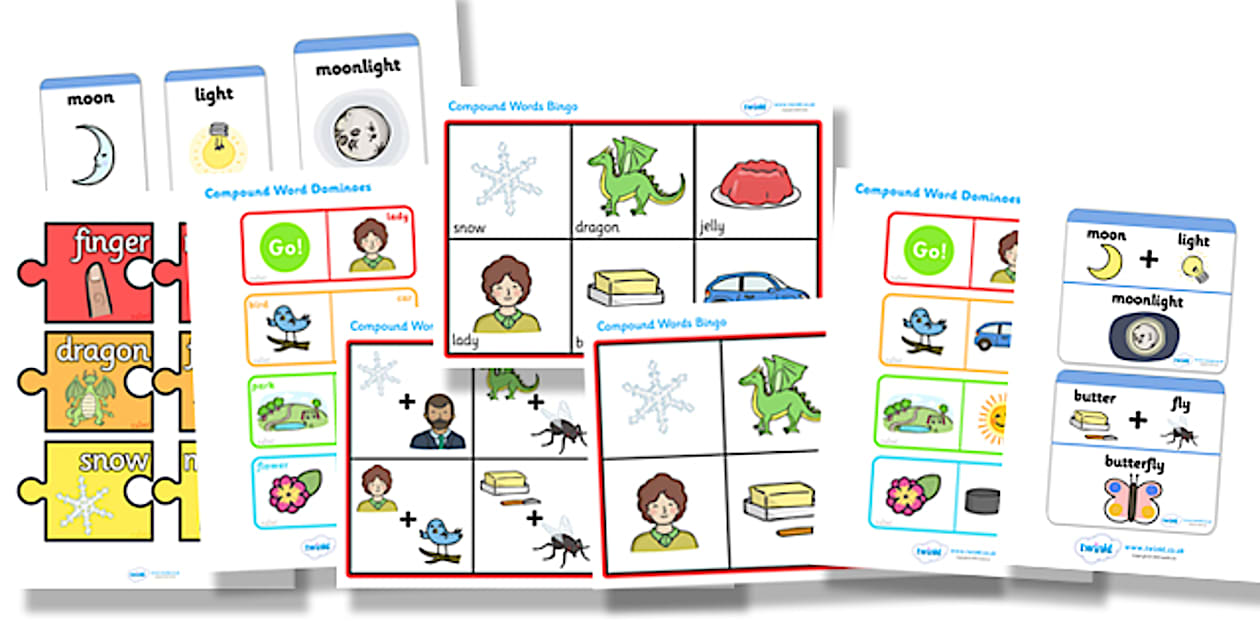 Compound Words Resource Pack (teacher made) - Twinkl