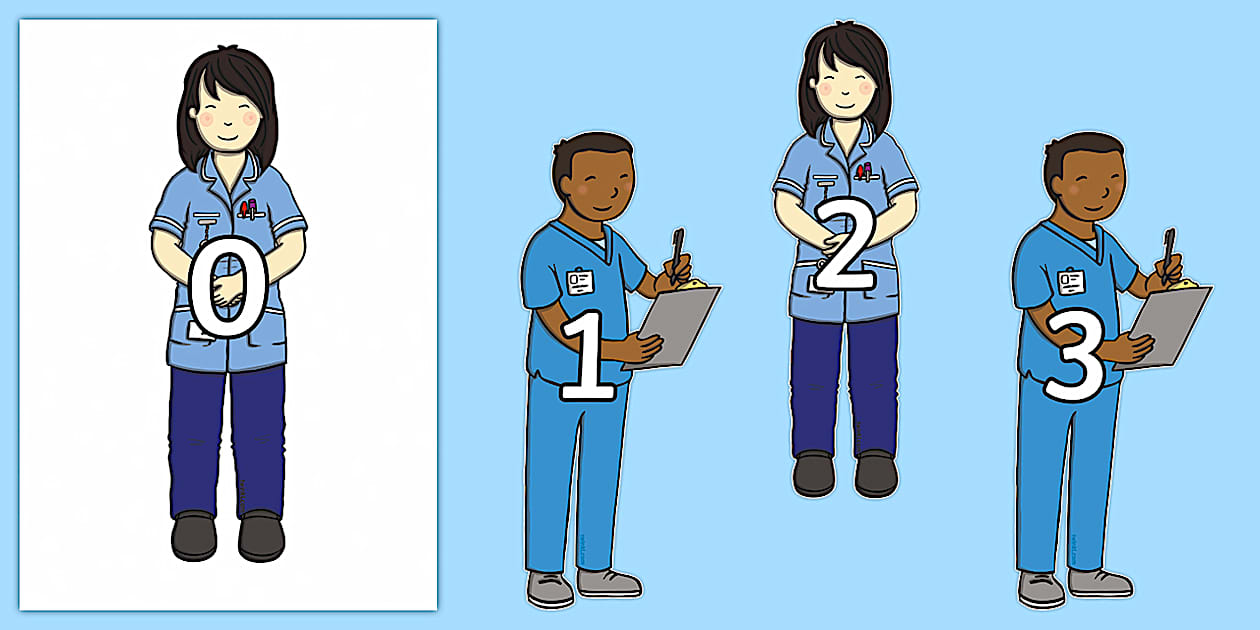 Numbers 0 100 on Nurses (teacher made) - Twinkl
