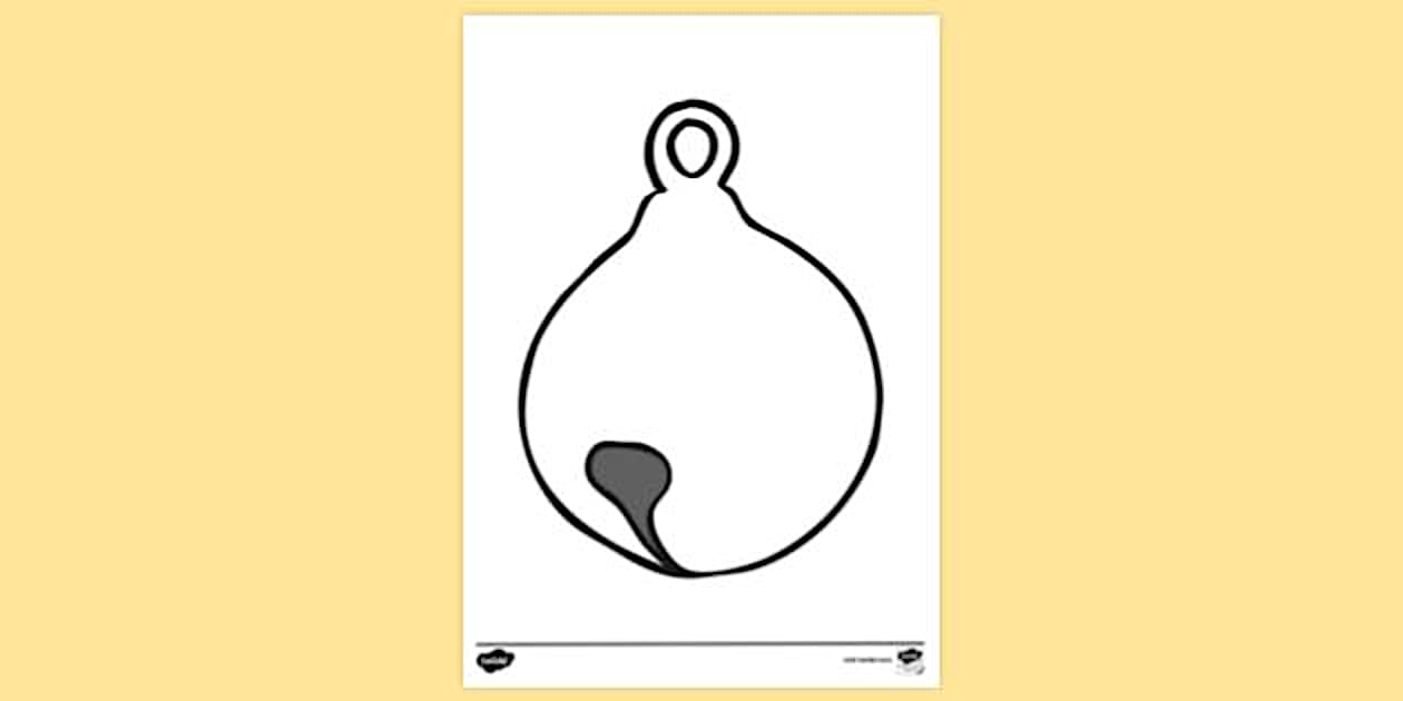 Small Bell Colouring Sheet | Colouring Sheets (teacher made)